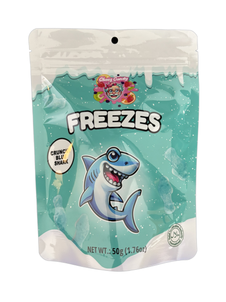 Chaos Candy | Freezes Dried Candy Crunchy Blue Shark • 50g - Import S