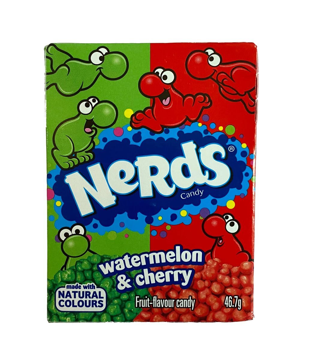 Nerds | Watermelon & Cherry 46.7g - Mini-Dragees, Amerikanische Süßig ...